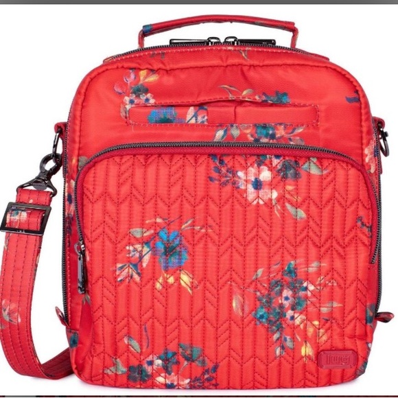 lug | Bags | Lug Ranger Crossbody Purse Bouquet Red With Wallet Wallet ...